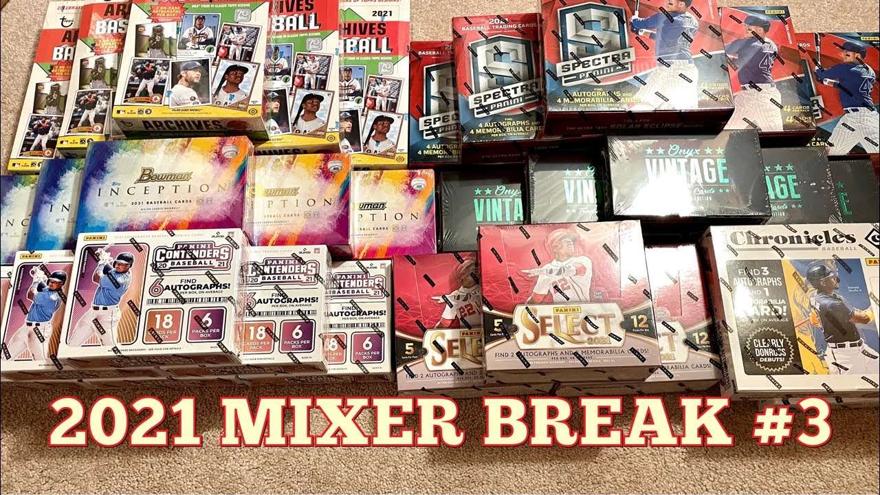 LIVE BOX BREAKS! 2021 MIXER BREAK! - YouTube