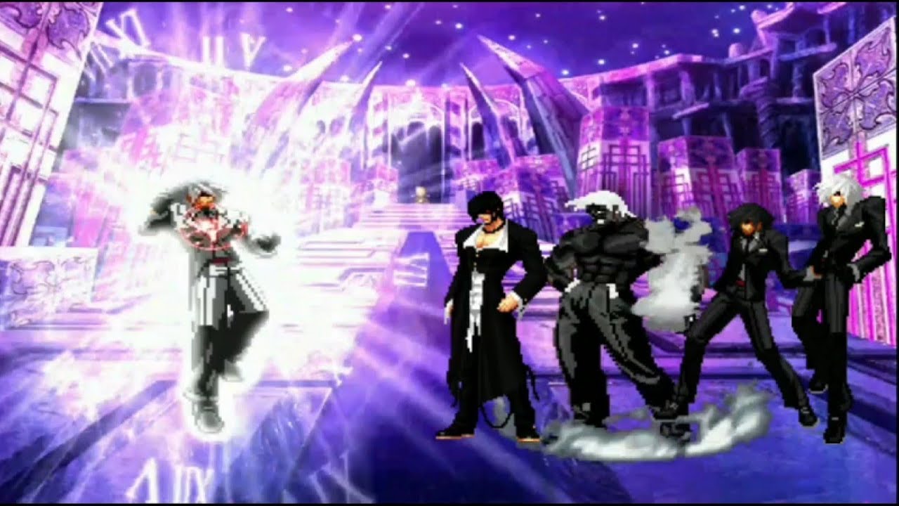 [KOF MUGEN] ORIGINAL KULOU VS ULTRA WHITE-BLACK FLAMES TEAM + (Link ...