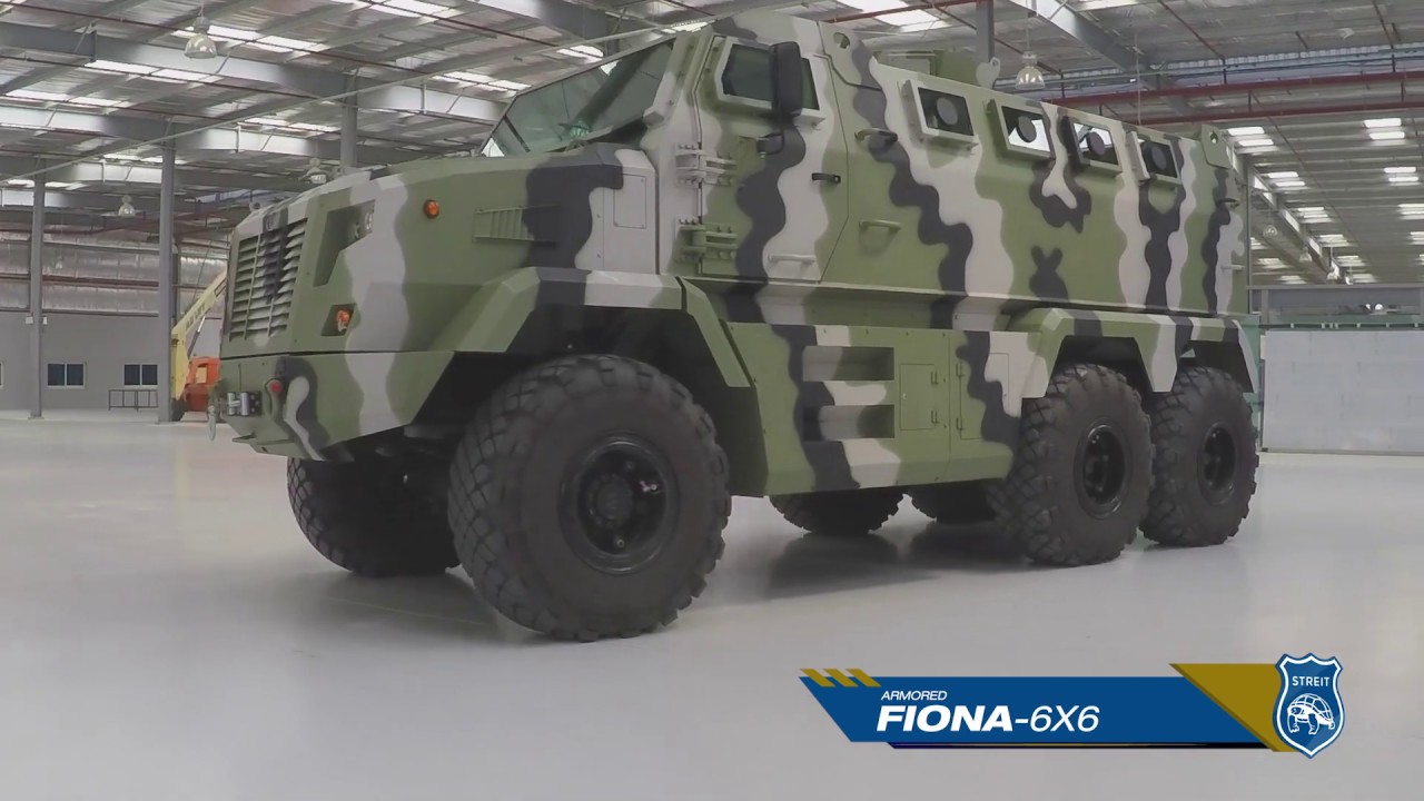 Streit Group's Armored Fiona - 6x6 - YouTube