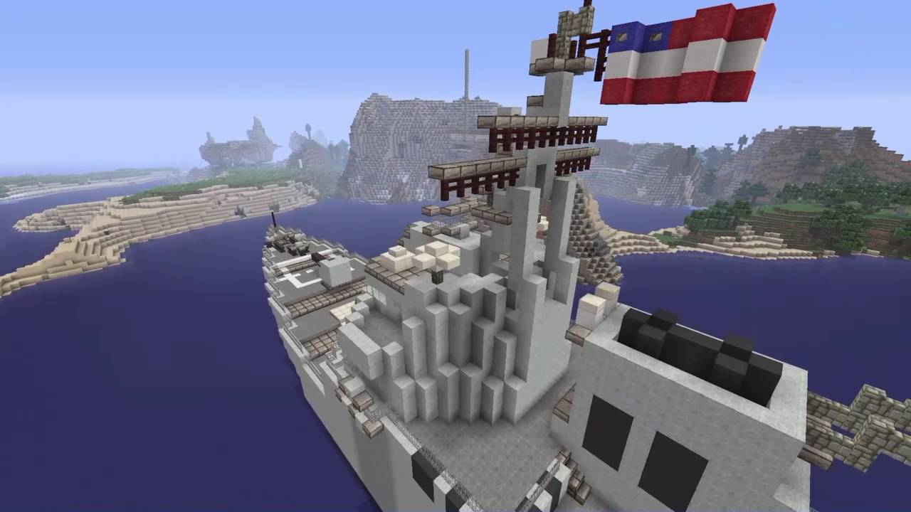 USS Nathan James DDG 151 in minecraft - YouTube