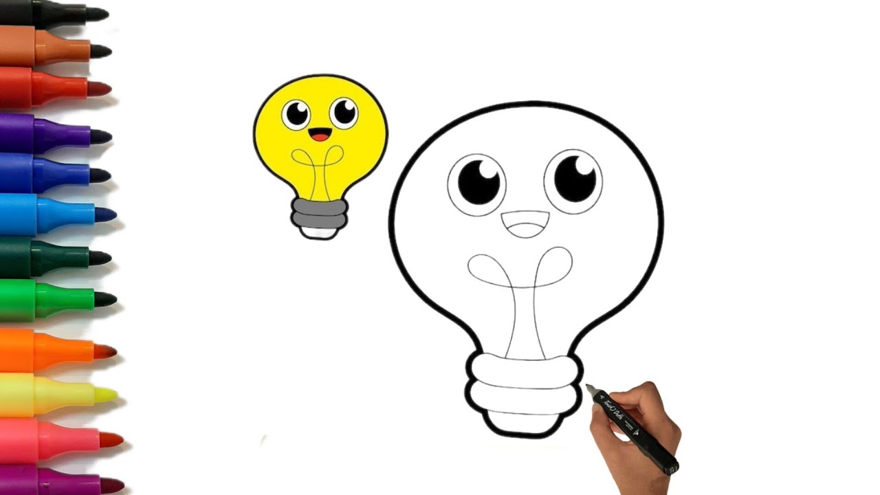 How to draw a Lamp easy drawing - YouTube