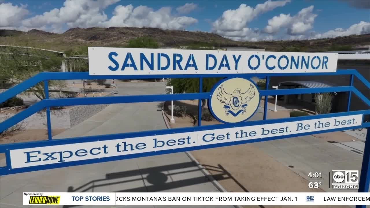 Sandra Day O’Connor High School honors the late Justice - YouTube