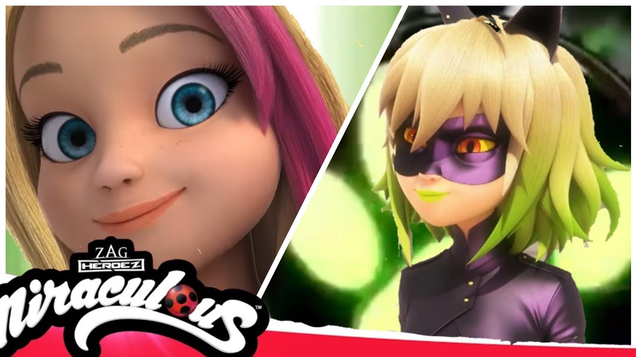 MIRACULOUS KITTY NOIRE TRANSFORMATION (FANMADE) 2D ANIMATION - YouTube