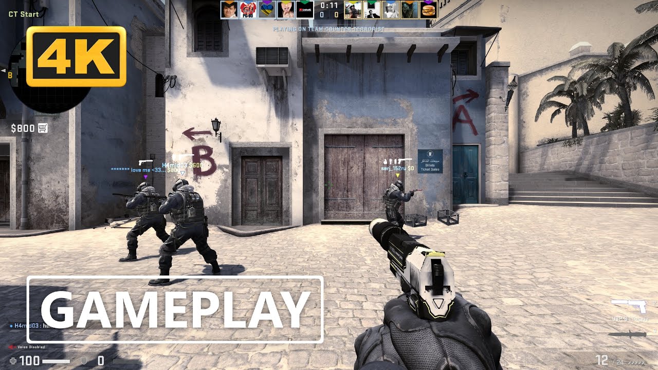 Counter-Strike: Global Offensive Gameplay 4K - YouTube