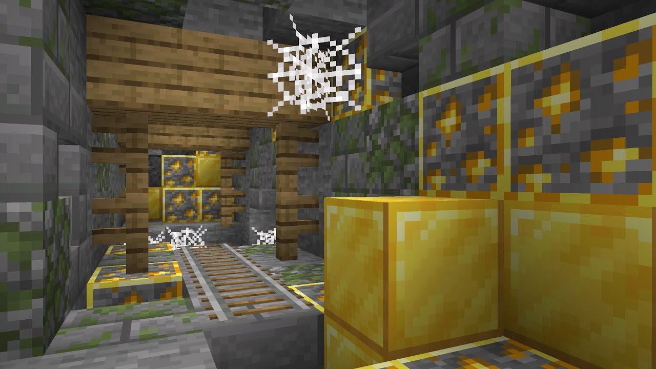 INSANE abandoned gold mine in Hypixel UHC! - YouTube