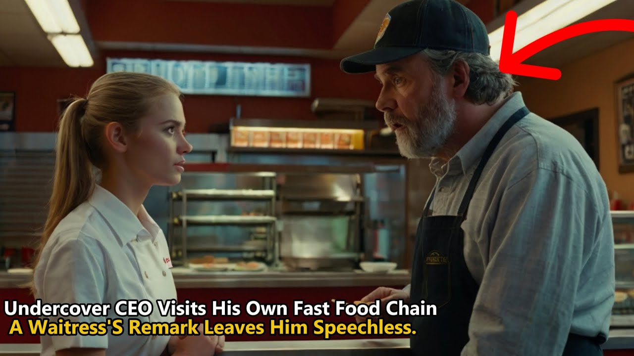 Undercover CEO visits His Own Fast Food Chain, but a Waitress's Remark ...