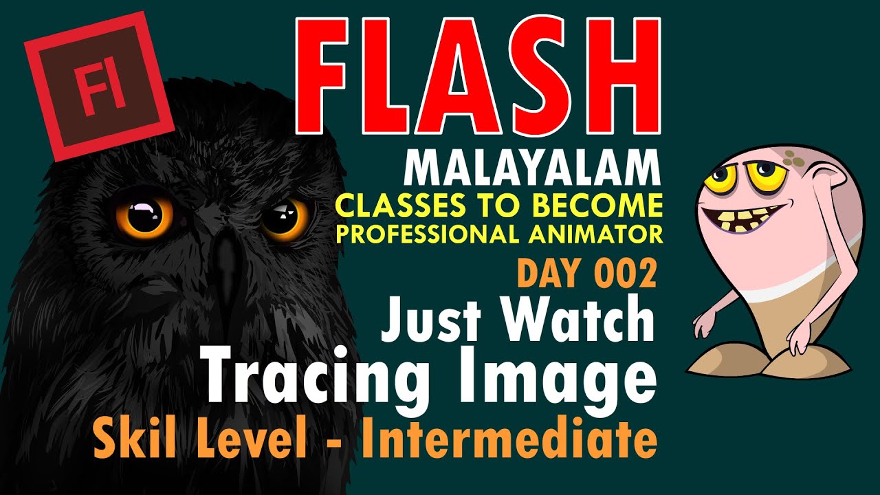 Reinca Tips-Flash Animation -Day 002- How to trace realistic images in ...