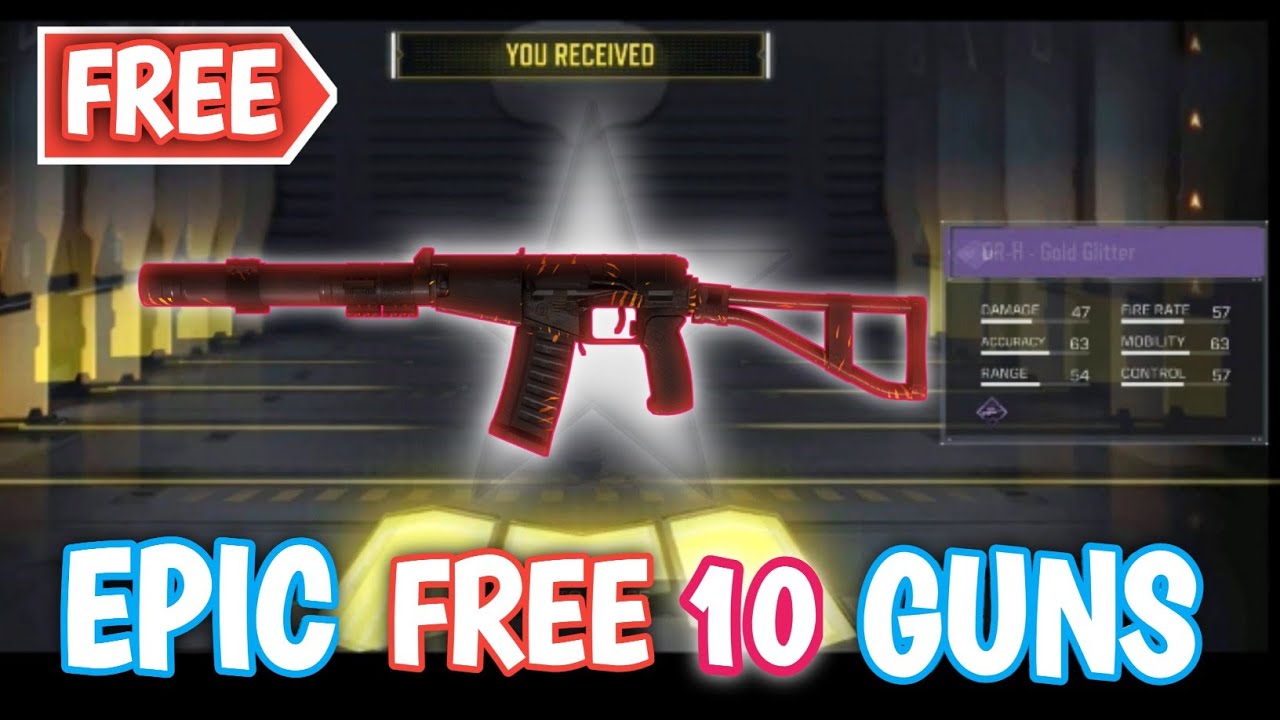 HOW TO GET 10 FREE EPIC WEAPONS IN SEASON 4 S4 CALL OF DUTY MOBILE COD ...