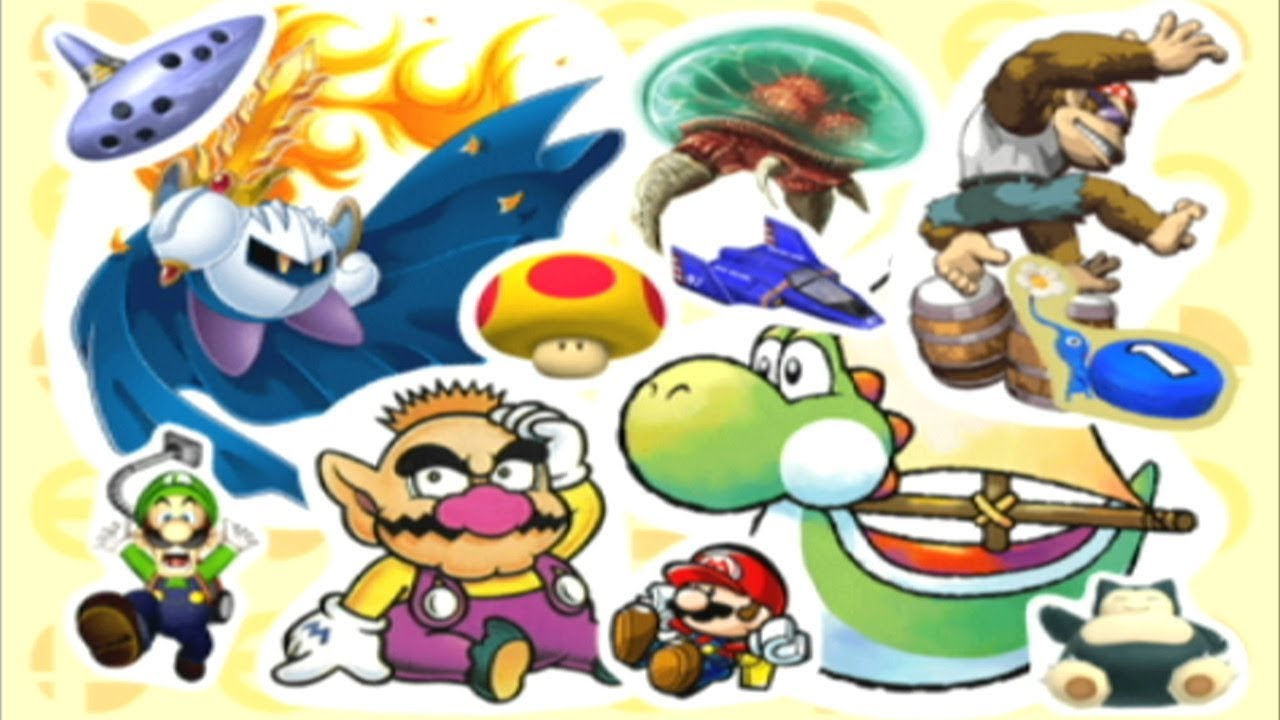 Super Smash Bros. Brawl - All Stickers - YouTube