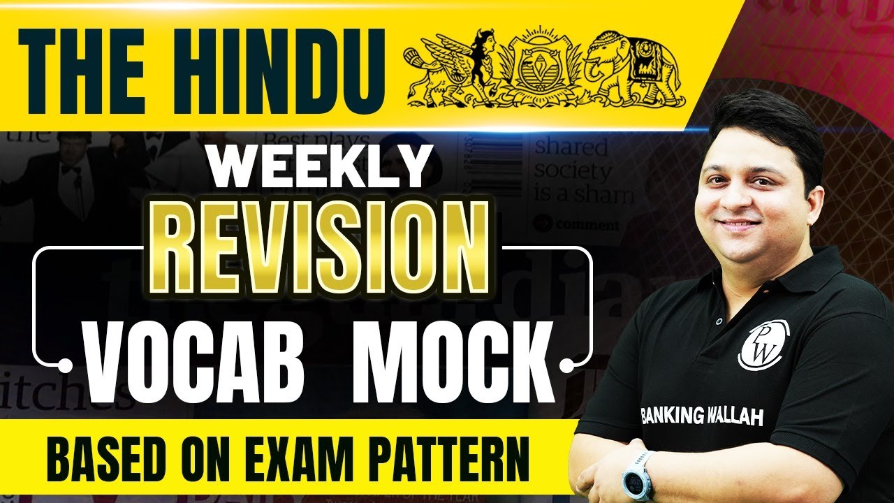The Hindu Vocabulary Revision | The Hindu Weekly Revision | The Hindu ...