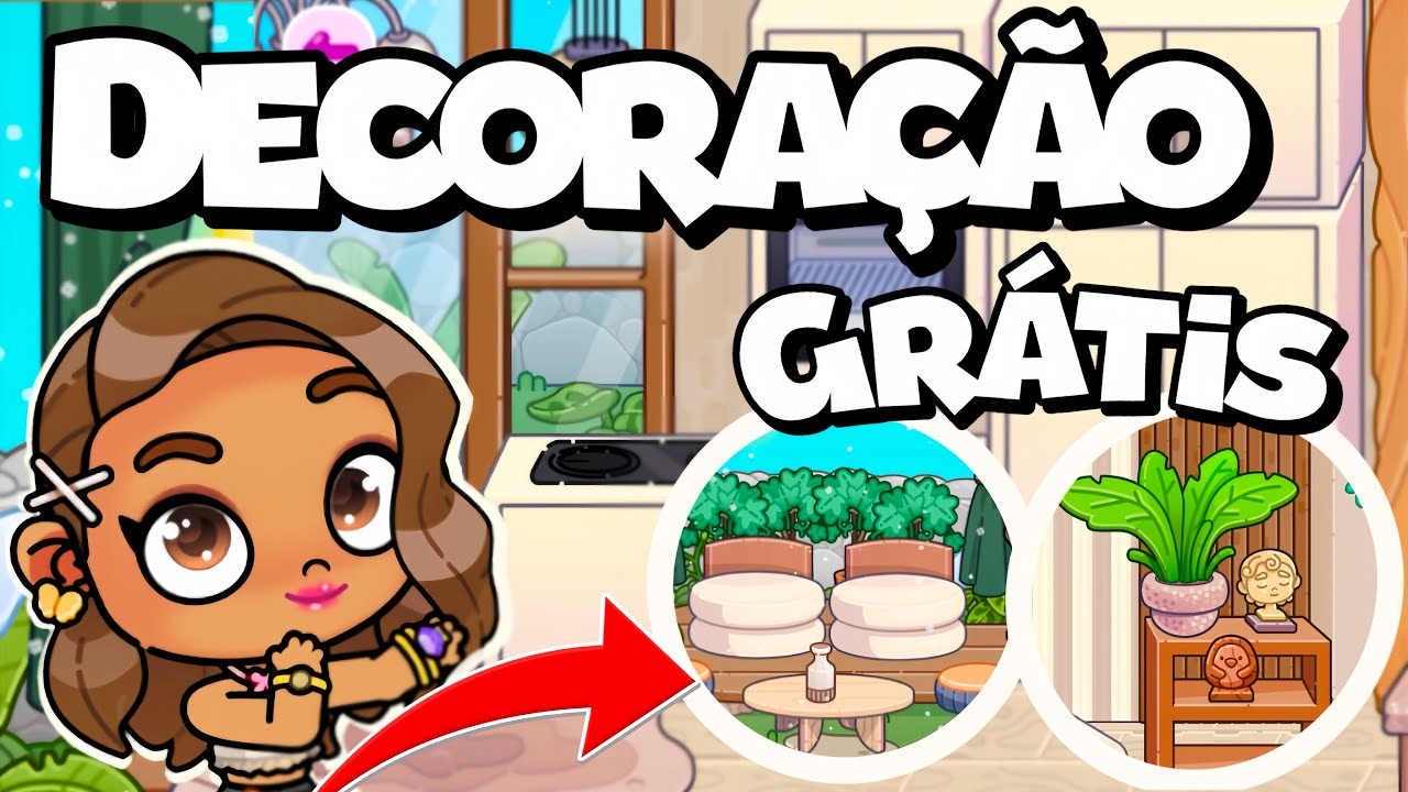 DECORAÇÃO *GRÁTIS* NA CASA NATURAL CHIC | AVATAR WORLD 🌿 🏡 - YouTube