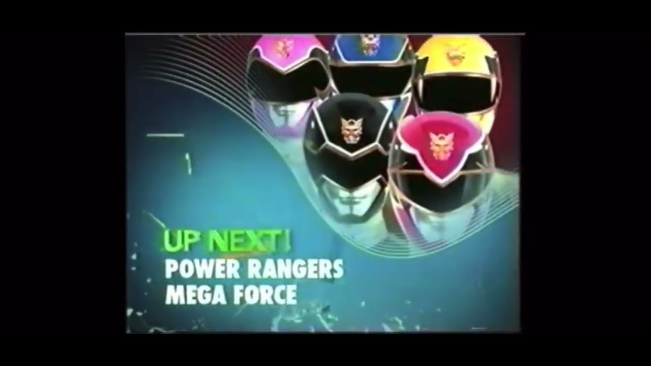 Nicktoons (U.S.)- Up Next! Power Rangers Megaforce Weekday BUMPER (2013 ...