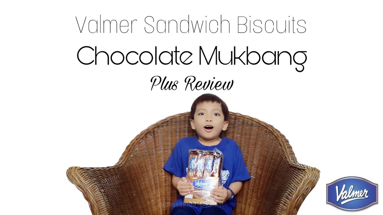 Valmer Sandwich Biscuit Chocolate Mukbang & Review || Vanes&Kids ...