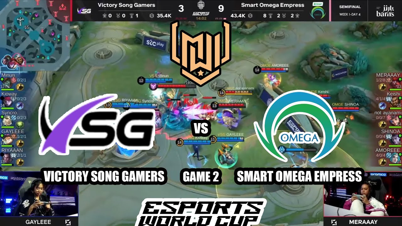 MWI 2024 X EWC | VSG VS SMART OMEGA EMPRESS GAME 2 BO 5 | SEMIFINAL ...