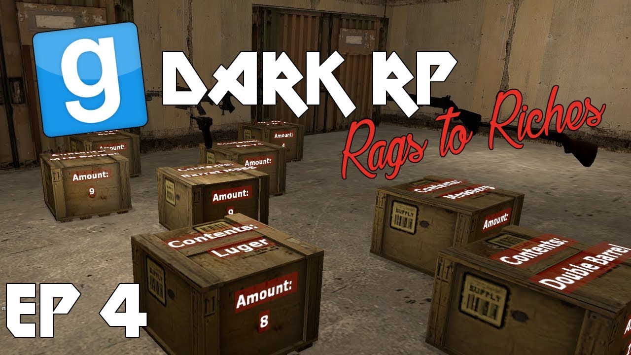 Gmod DarkRP | Rags To Riches | Gun Shop! | EP 4 - YouTube