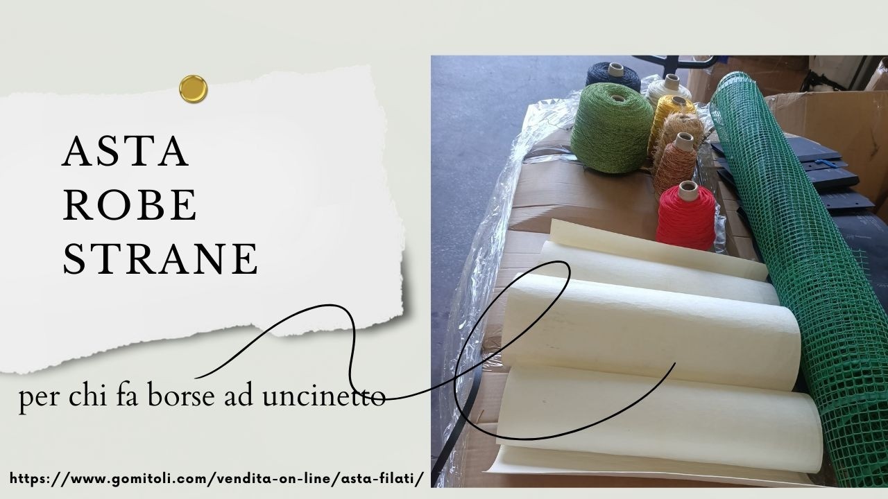 Asta robe strane per chi fa borse uncinetto - YouTube