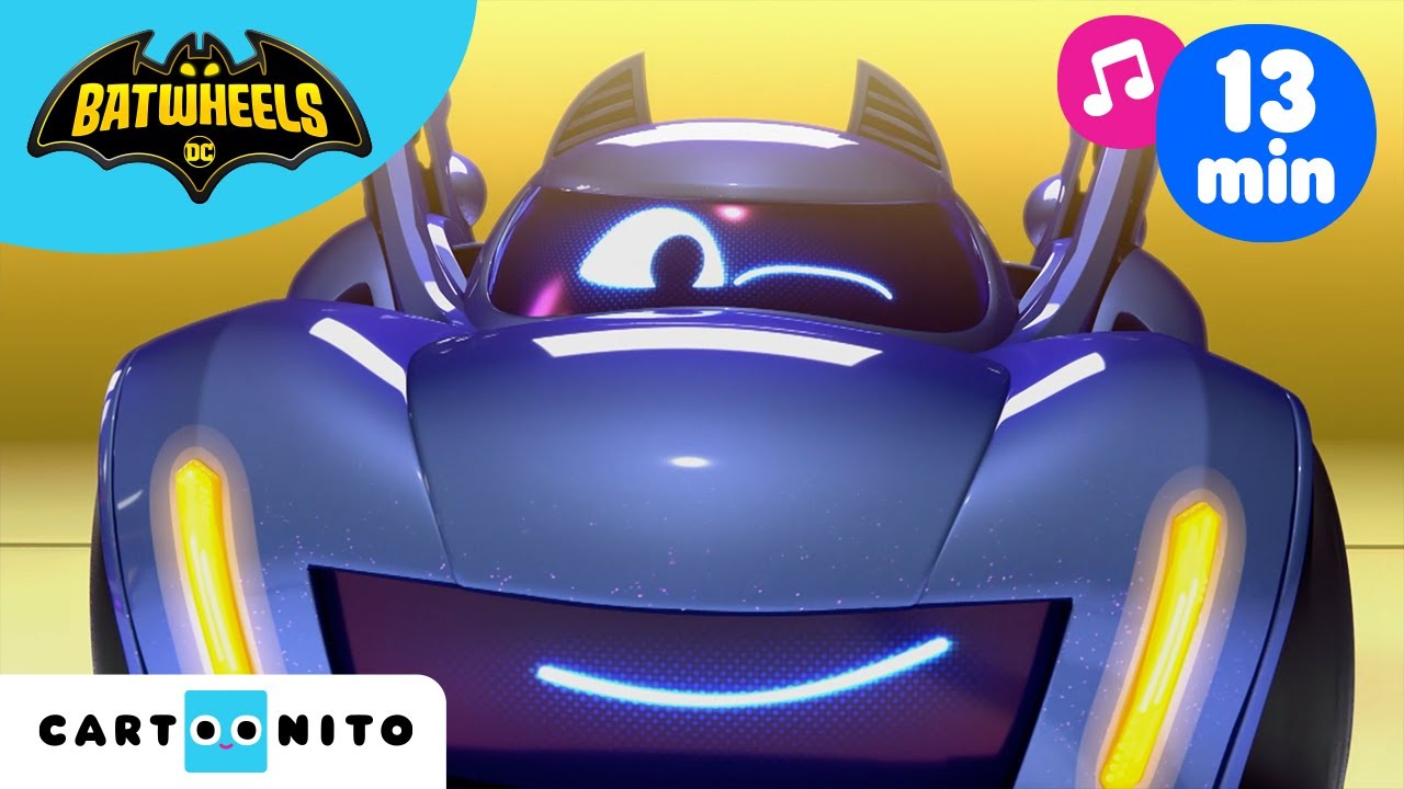 Batbilene | Her er Batmans biler | Cartoonito | Musikkvideoer for barn ...