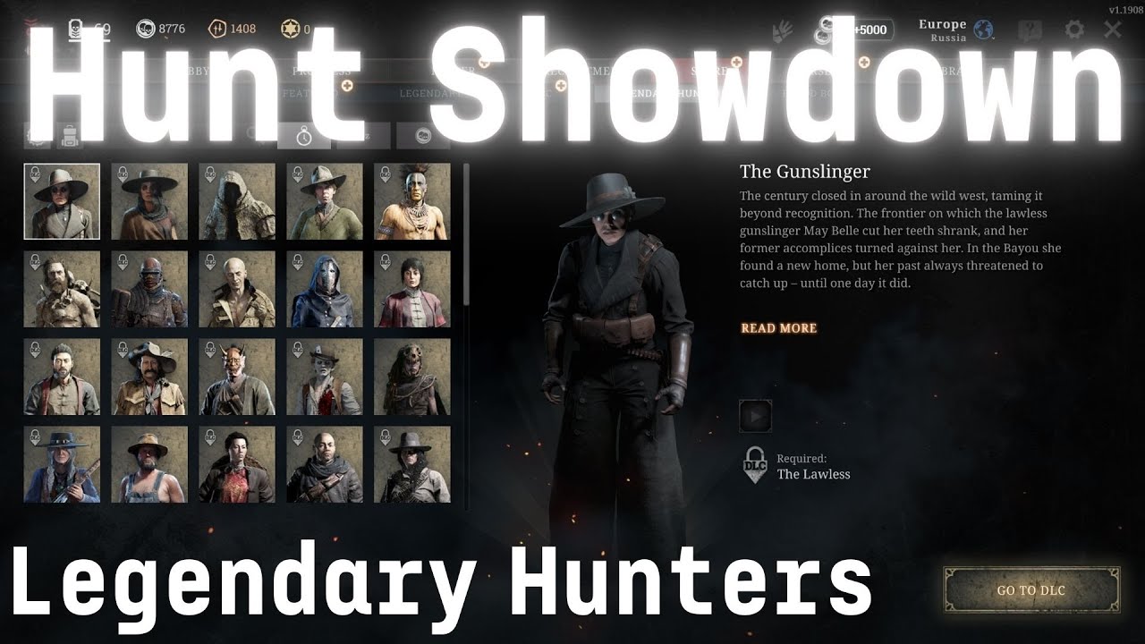 HUNT: SHOWDOWN - EVERY LEGENDARY HUNTERS - YouTube