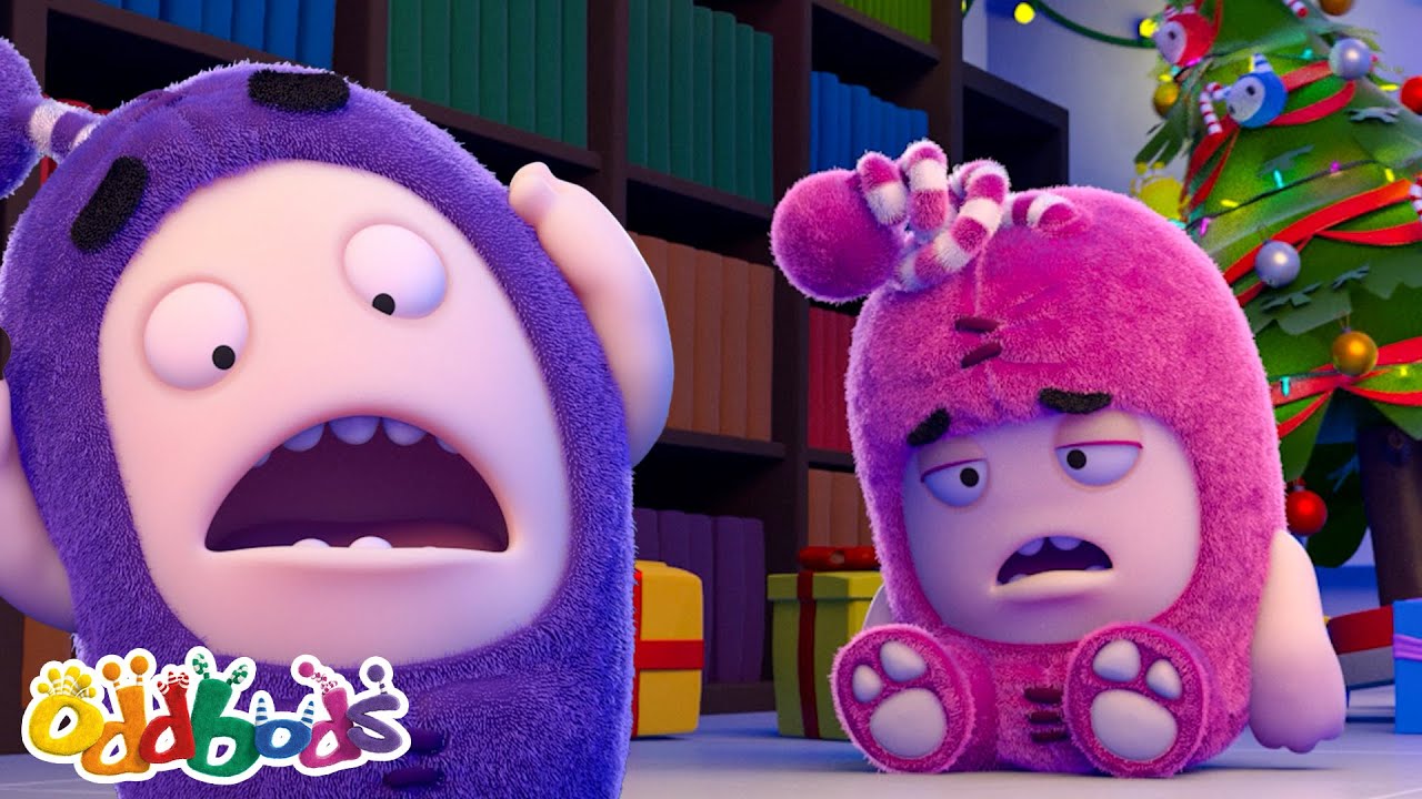 Newt wants to open her Christmas present!🎅🏻⛪🎄 | Oddbods | Monster ...