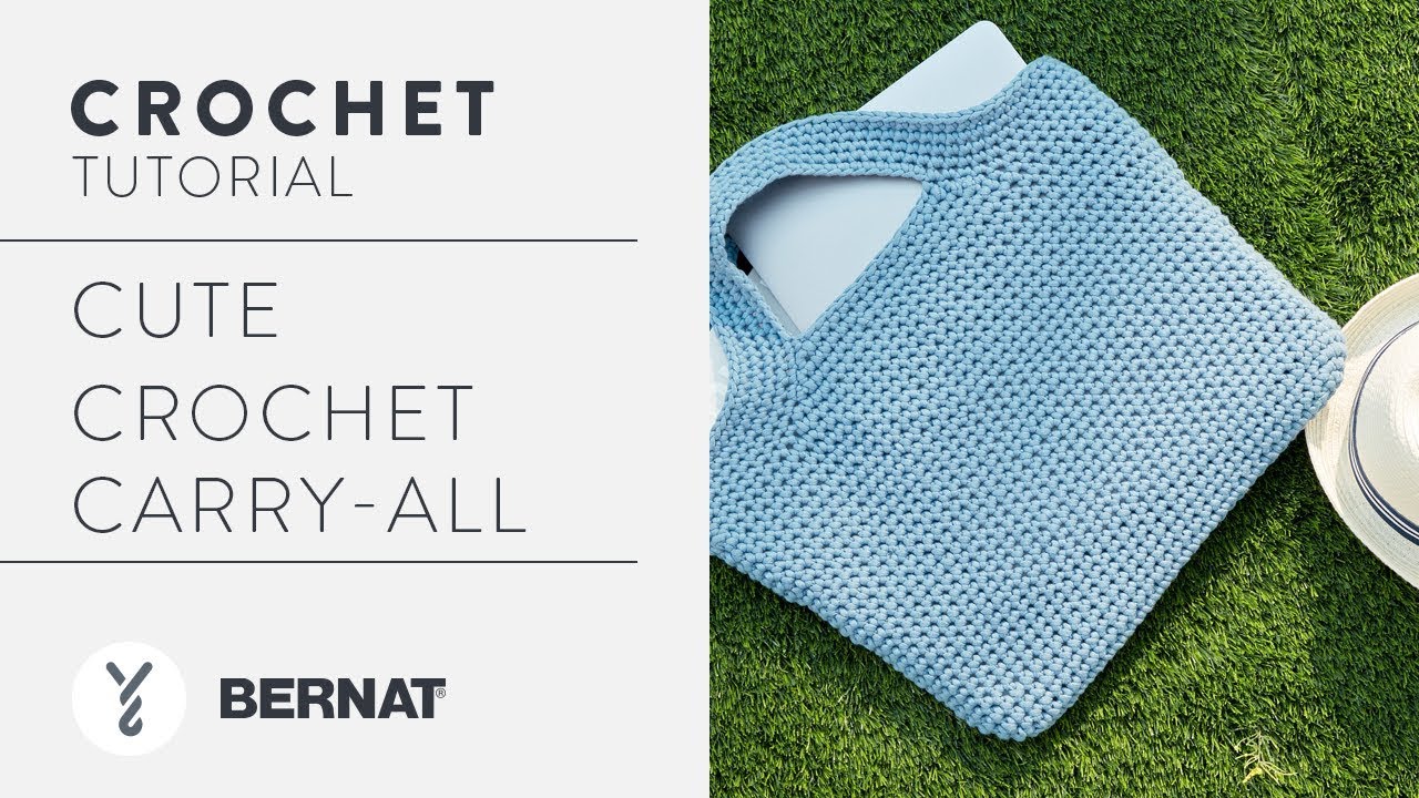 Cute Crochet Carry-All | Free Pattern & Step-by-Step Tutorial - YouTube