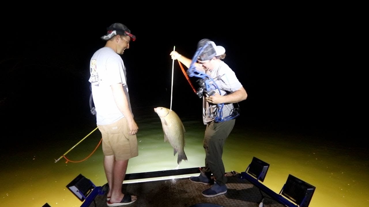 We Put Lights On My AIRBOAT {Catch Clean Cook} Carp Ribs? - YouTube