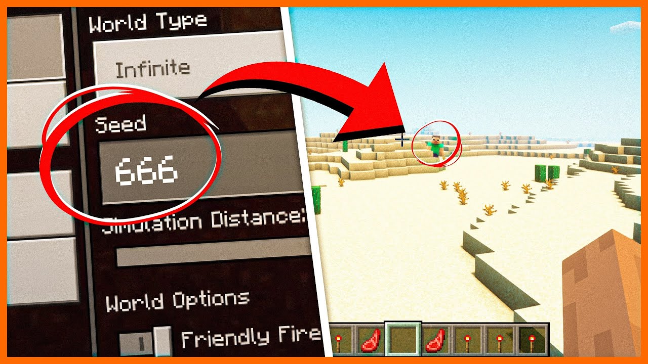 سید شیطانی 666 رو تو ماینکرفت تست کردیم | We tested the 666 seed in ...