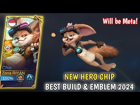 NEW HERO CHIP🔥|| BEST BUILD & EMBLEM CHIP 2024 - MLBB - YouTube