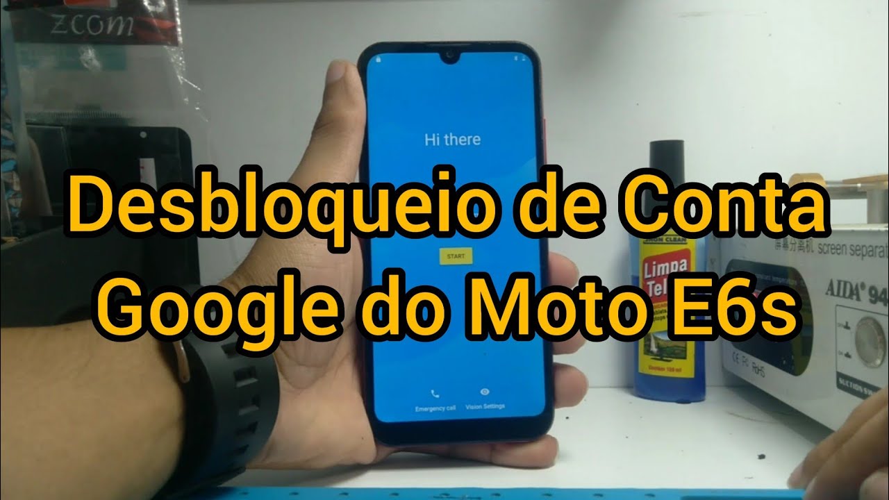 Remover Conta Google Moto E6s - YouTube