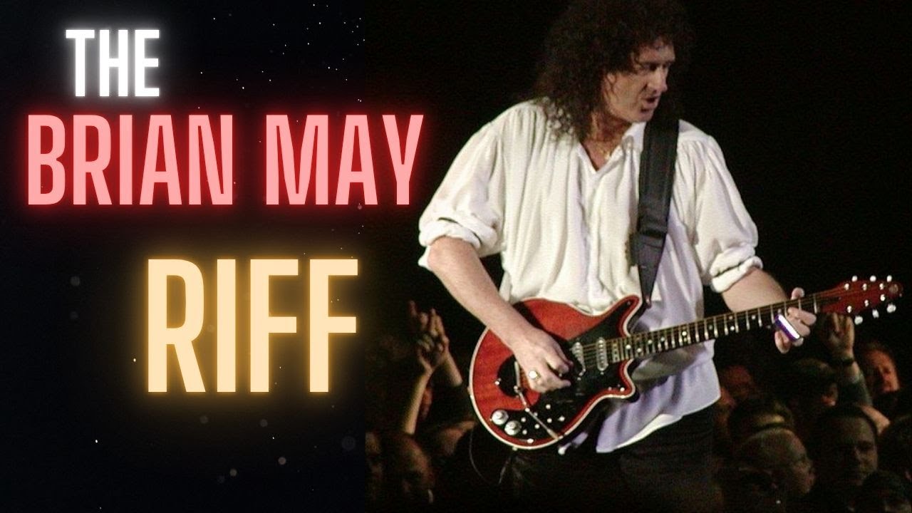 The Brian May Riff #queen #guitarlesson #wewillrockyou - YouTube