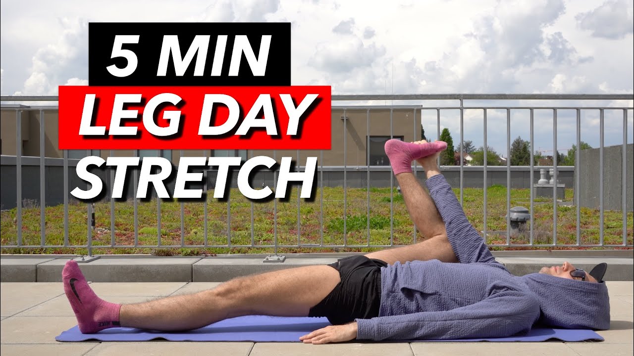7 DAY CHALLENGE | 5 MIN LEG STRETCH AFTER WORKOUT - YouTube