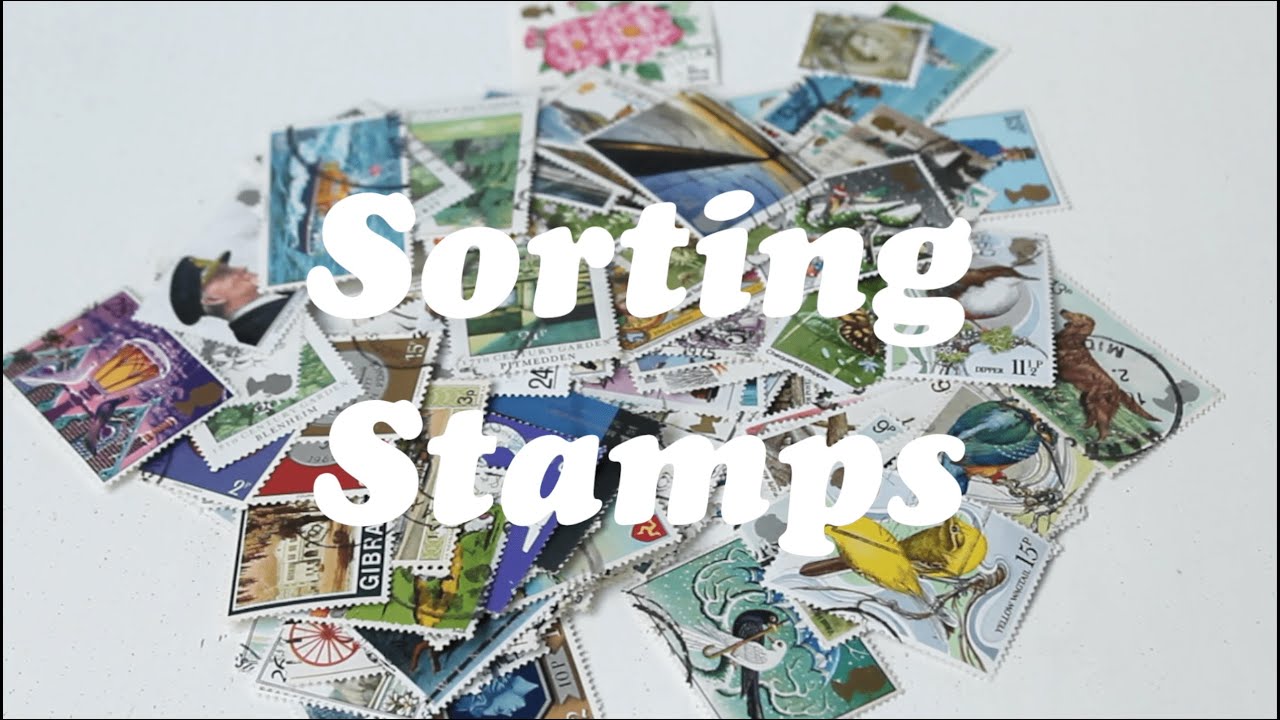 Sorting Stamps - YouTube