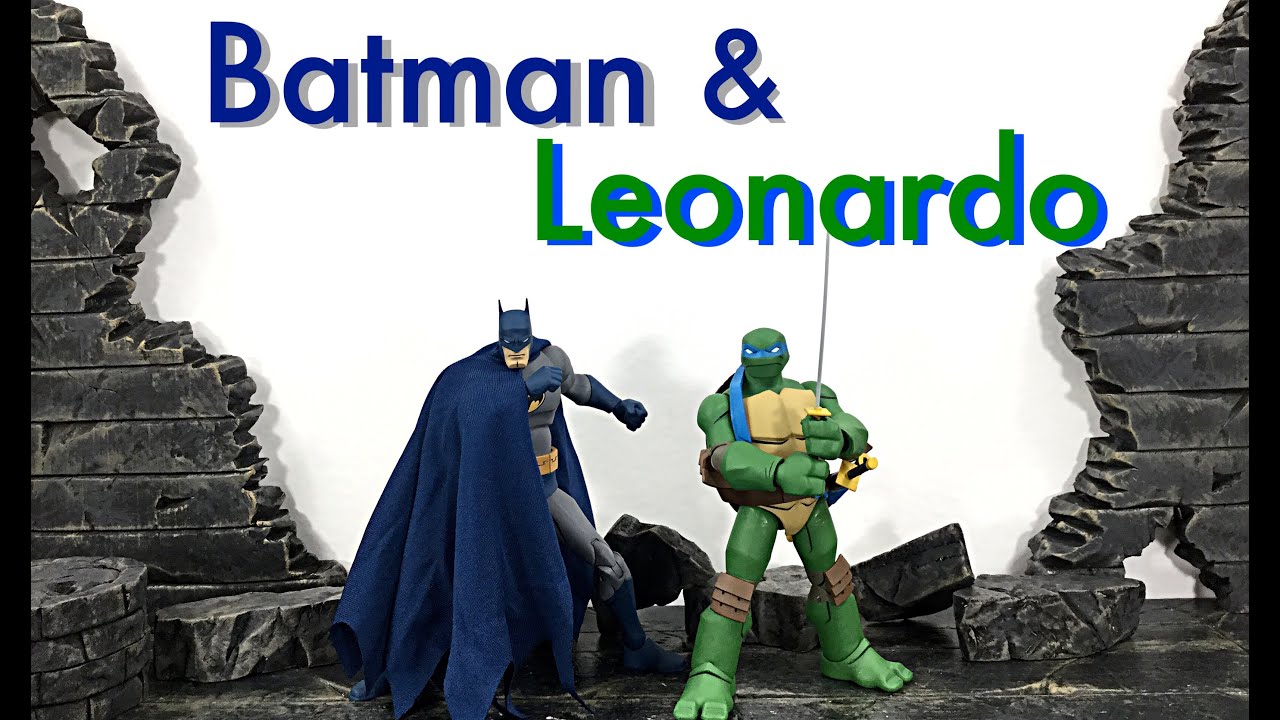 DC Collectibles Batman vs TMNT BATMAN & LEONARDO Two Pack Action Figure ...