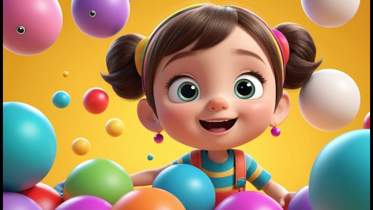 Rainbow Ball Song – Count Them All! | Fun Kids Counting Song | Colorful ...