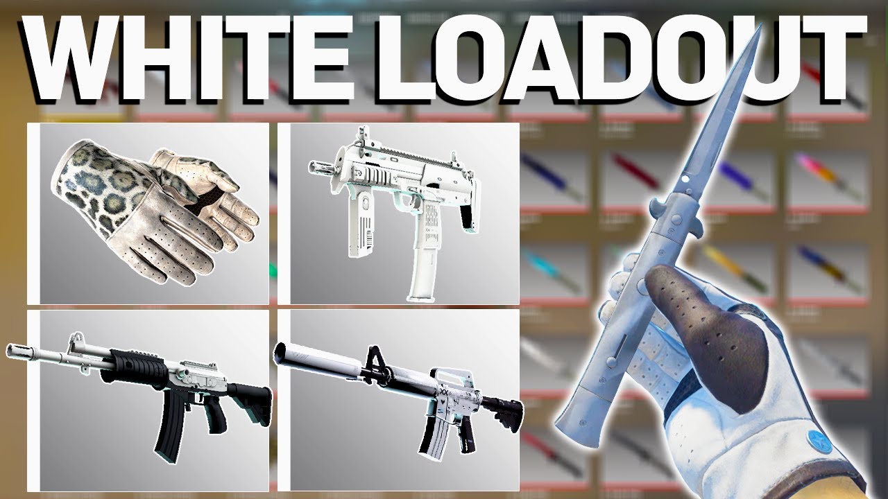 This BUDGET WHITE Themed CS2 Loadout is INSANE! Cheap & Expensive - YouTube