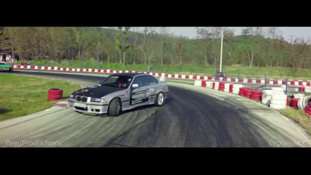Drifting on the Track 4K Aerial - PeauPro60 - YouTube