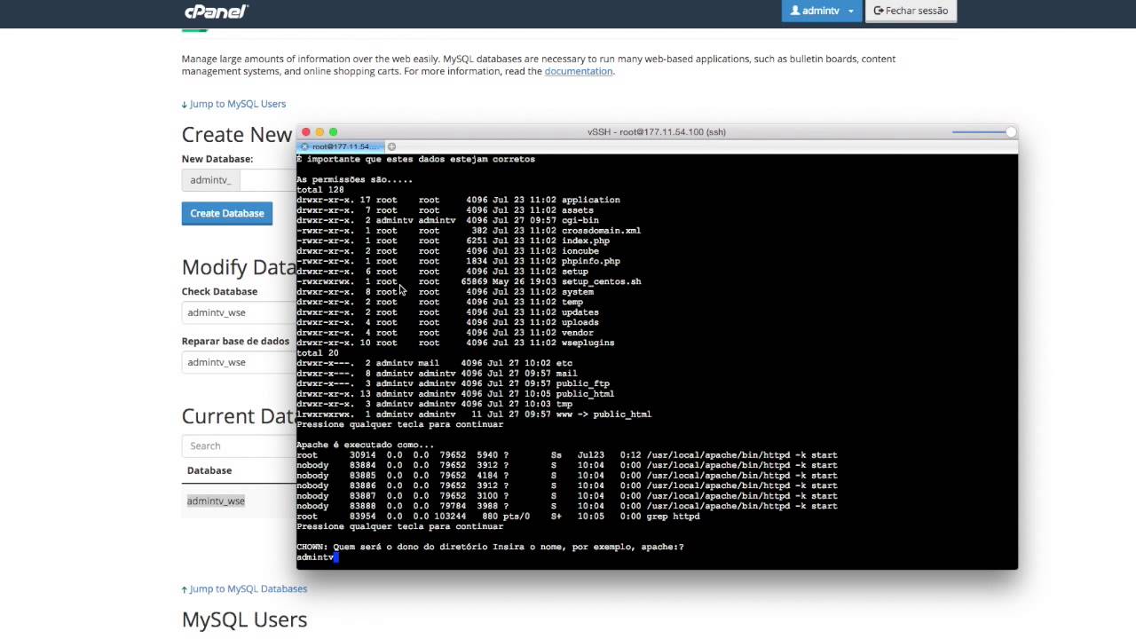 COMO INSTALAR O PAINEL DE CONTROLE WSE NO CPANEL - YouTube