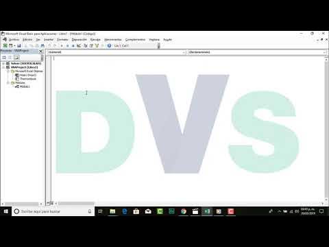 107 Visual Basic Editor VBE Procedimientos - YouTube