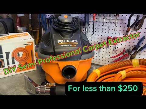 EASY 😀DIY SHOP VAC TO CARPET EXTRACTOR CONVERSION #diy - YouTube