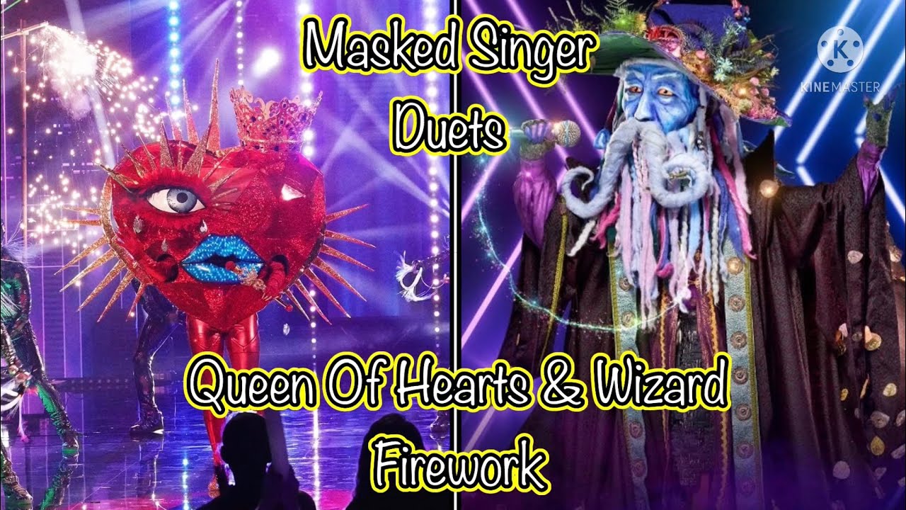 Masked Singer Duets | Queen Of Hearts & Wizard | Firework by Katy Perry ...