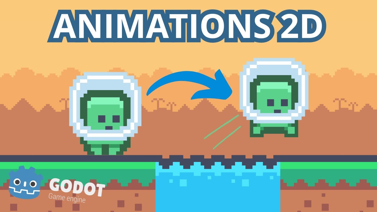 Animer un personnage en 2D : Godot - Débutant - YouTube