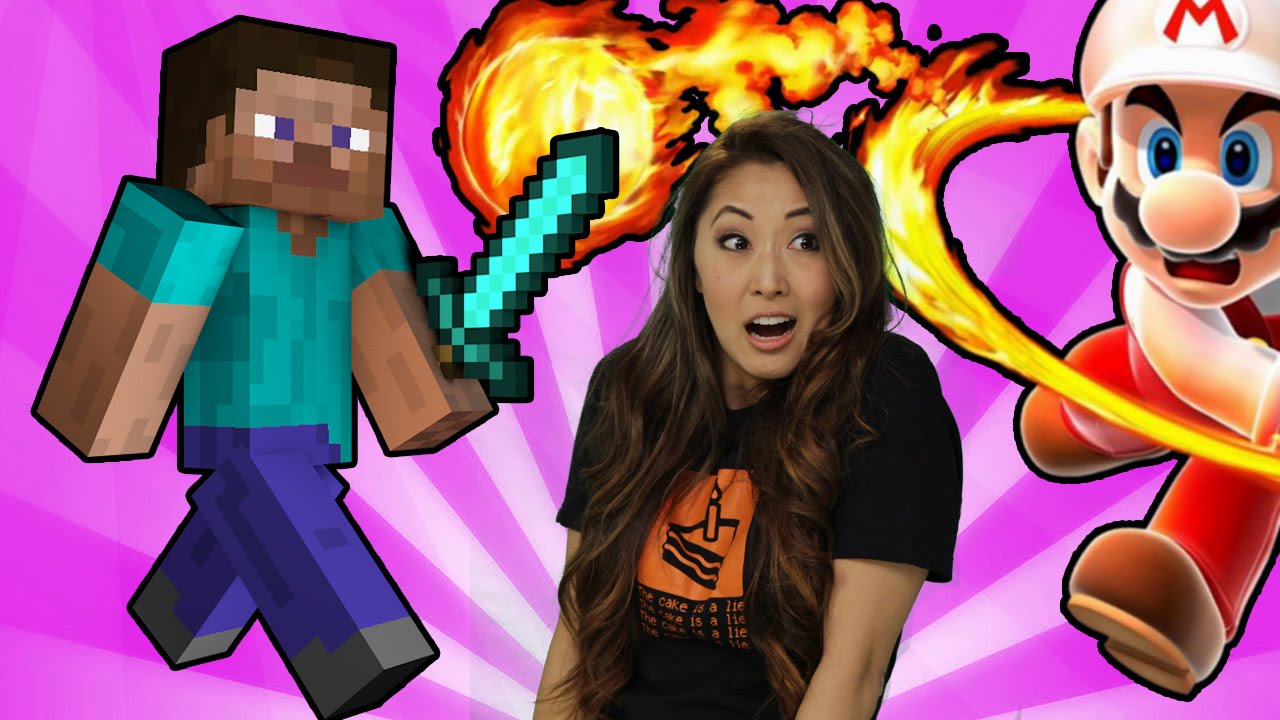 MINECRAFT STEVE FIGHTS SUPER MARIO!?! - YouTube