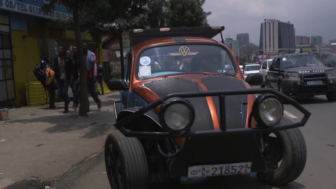 The 'pimped-out' Volkswagen Beetles of Ethiopia | AFP - YouTube