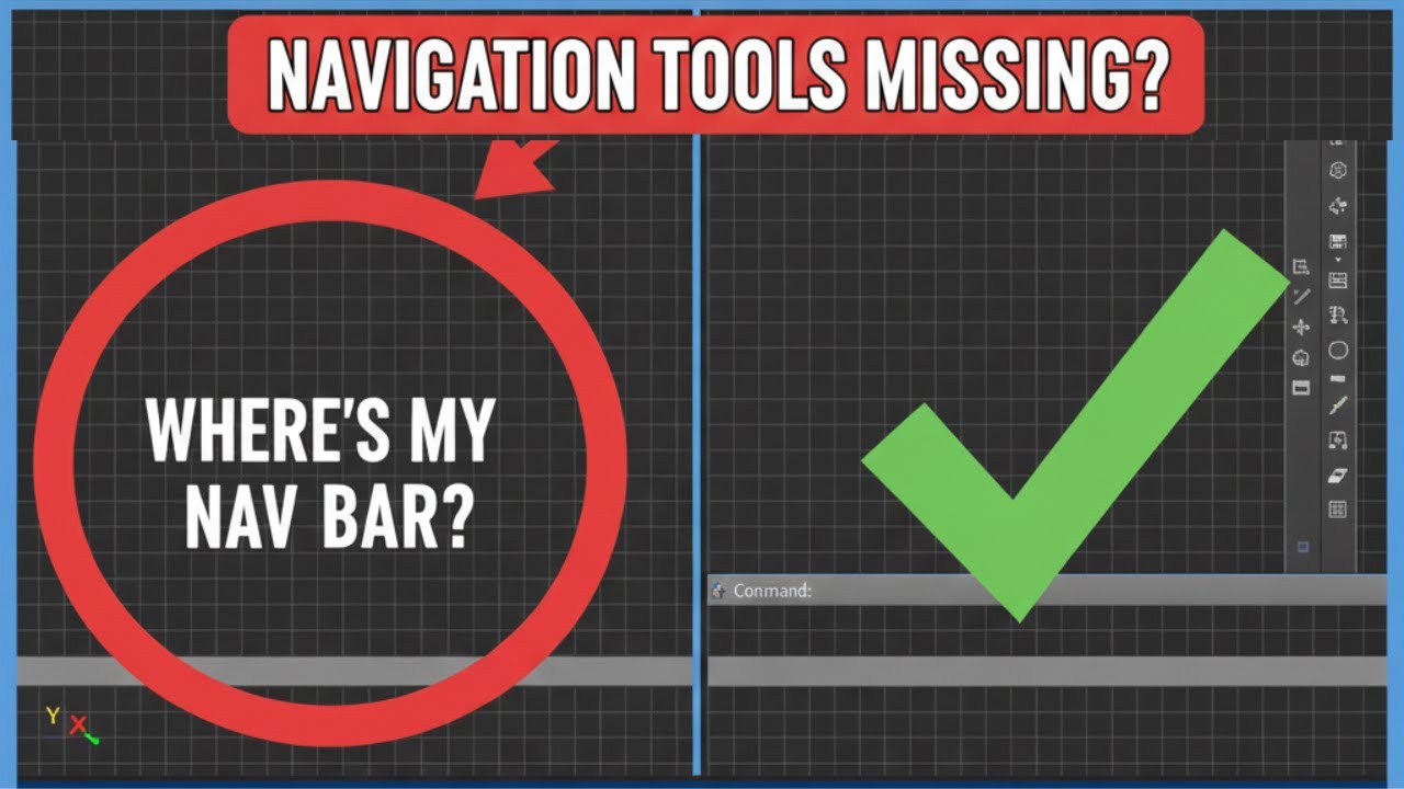 navigation bar not showing autocad | autocad navigation bar missing ...