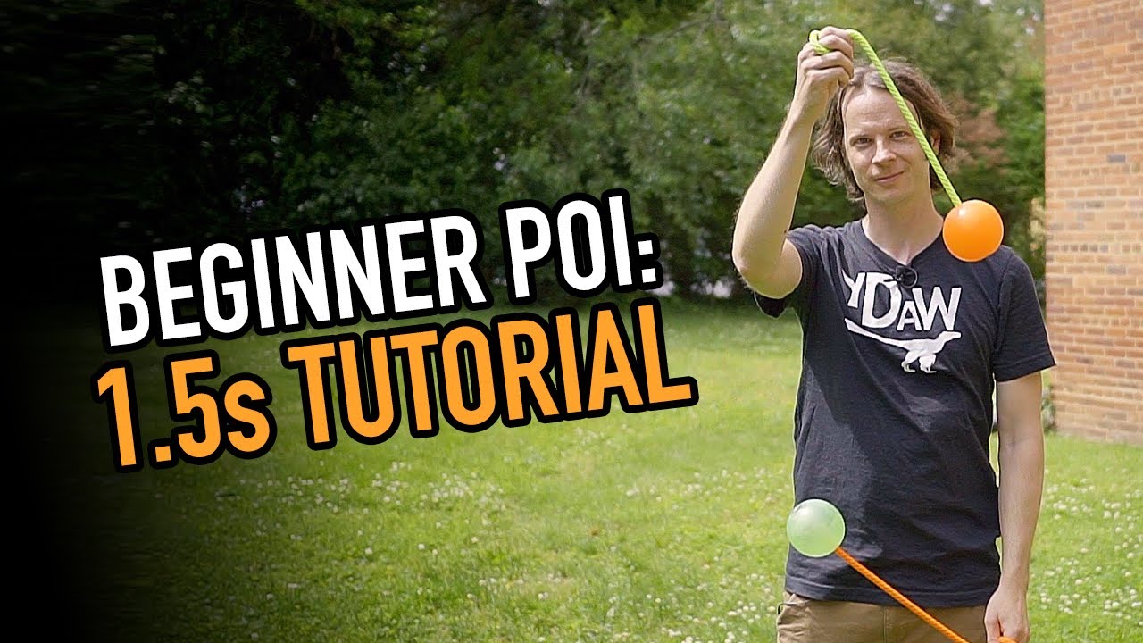 Beginner Poi: 1.5s Tutorial - YouTube