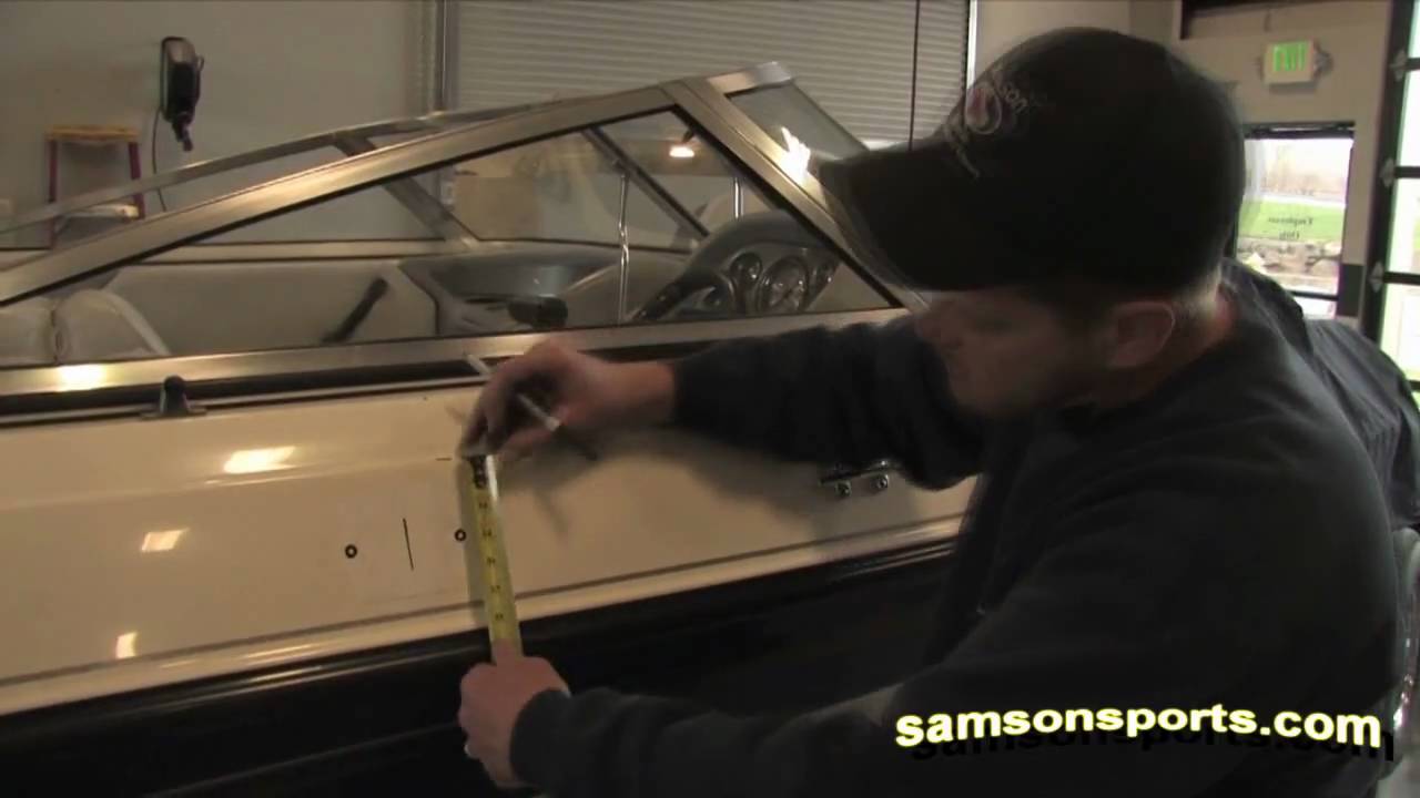 How to install RAZOR Wakeboard Tower on Sea Ray, Reinell, Four Winns ...