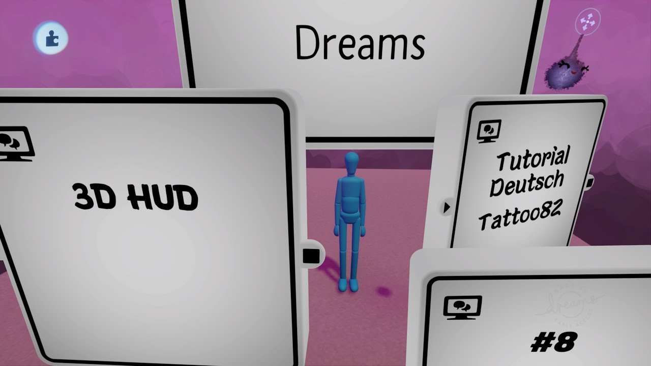 Dreams PS4 3D HUD Tutorial für 2D Spiel Deutsch - YouTube