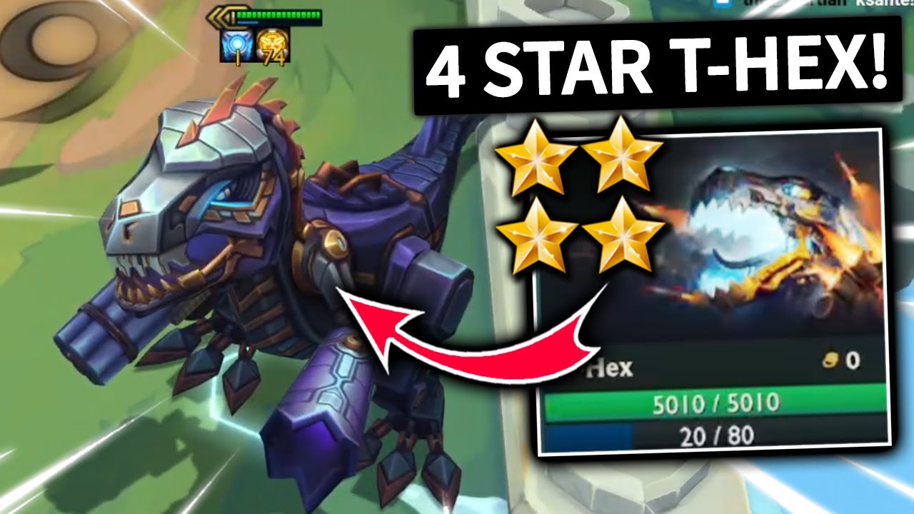 4 STAR T-HEX IS GIGA BROKEN! I Teamfight Tactics Set 9 I TFT RANKED ...