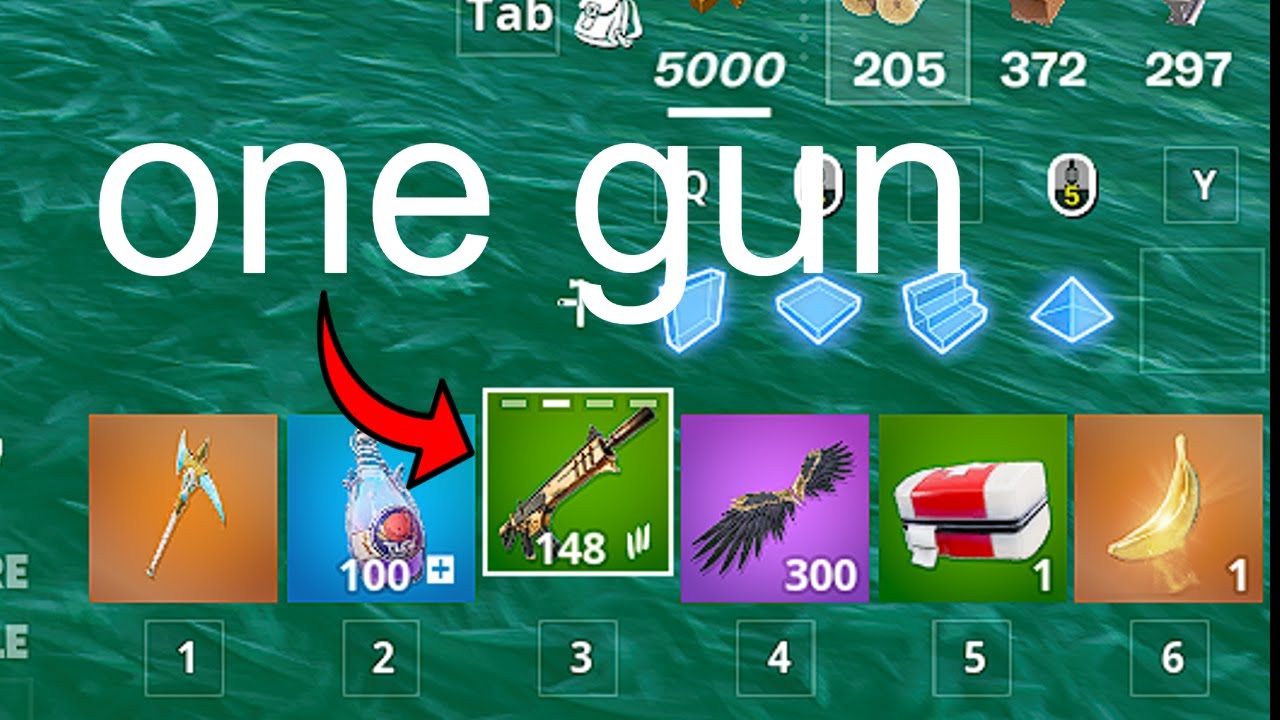 I Won Fortnite With Only ONE GUN - YouTube
