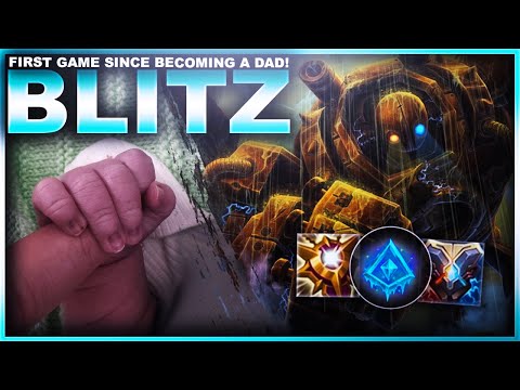 MY FIRST GAME OF LoL SINCE BECOMING A DAD! BLITZCRANK! | League of Legends