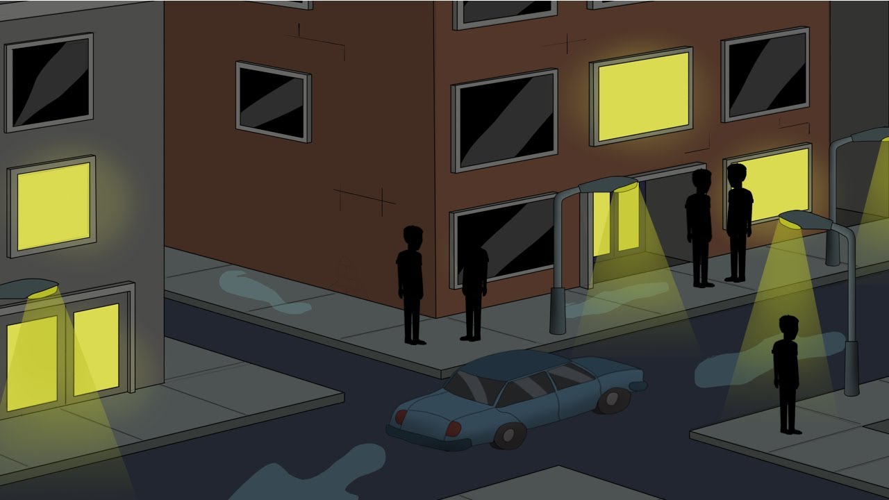 Scary Street Attack Horror Story Animated - YouTube